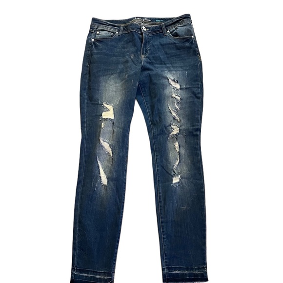 INC International Concepts | Jeans | Womens Inc Blue Distressed Jeans ...